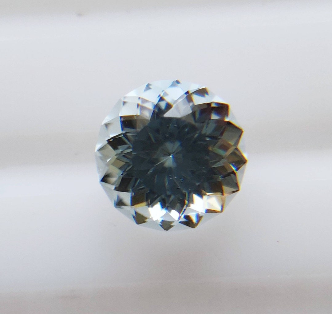 Aquamarine Beautiful Fancy Round Shape With Excellent Cutting - Etsy