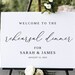 Modern Rehearsal Dinner Sign, Rehearsal Welcome Sign, Rehearsal ...