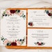 Gold Wedding Program Template, Elegant Wedding Program, Script Wedding Program Printable ...