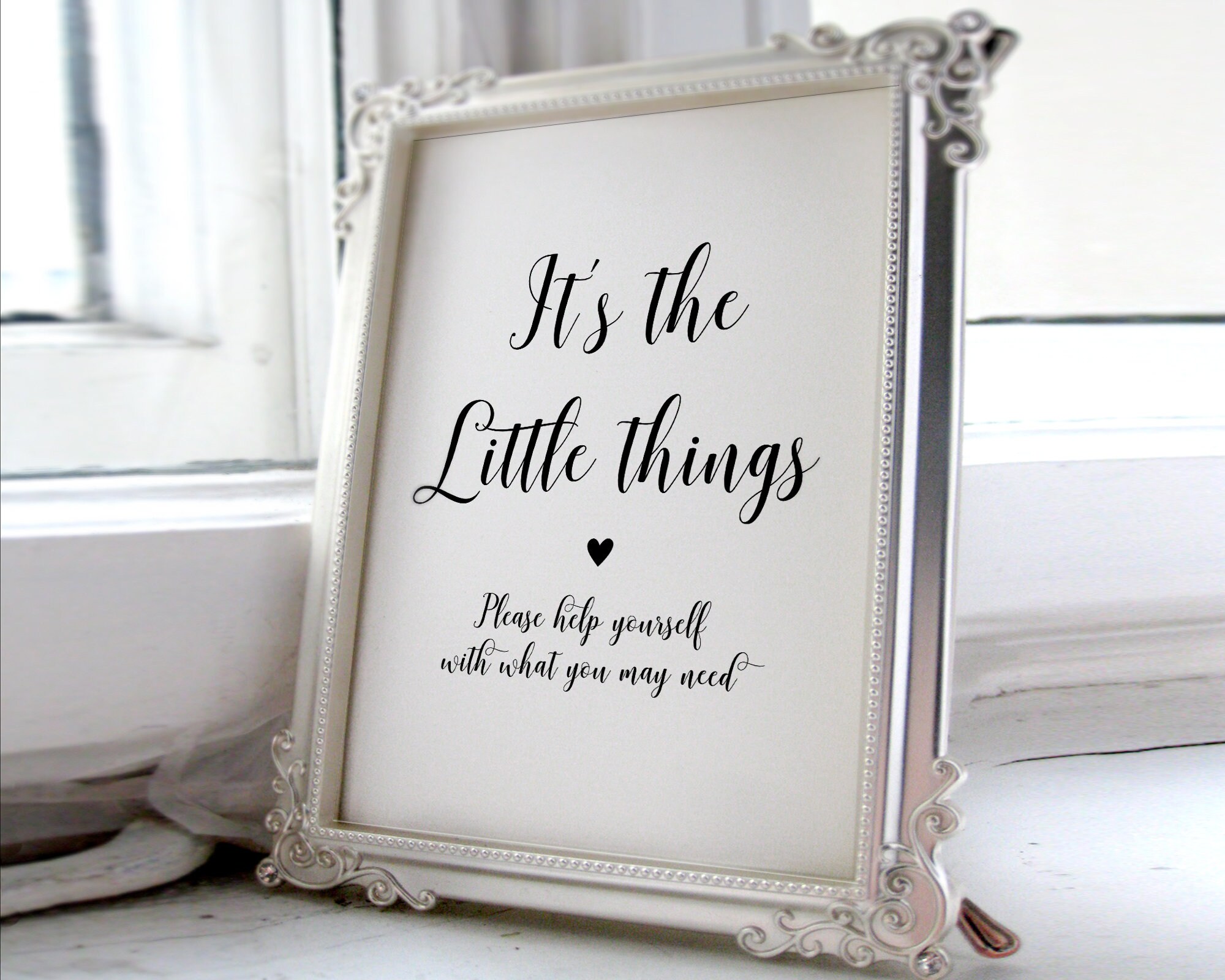 Calligraphy Wedding Bathroom Sign Ladies Restroom Sign | Etsy