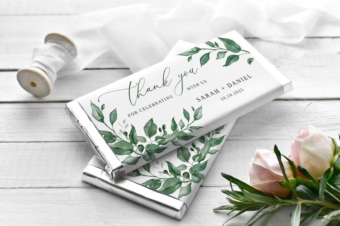 Dark Green Candy Wrappers, Chocolate Bar Wrapper Template, Dark Green ...