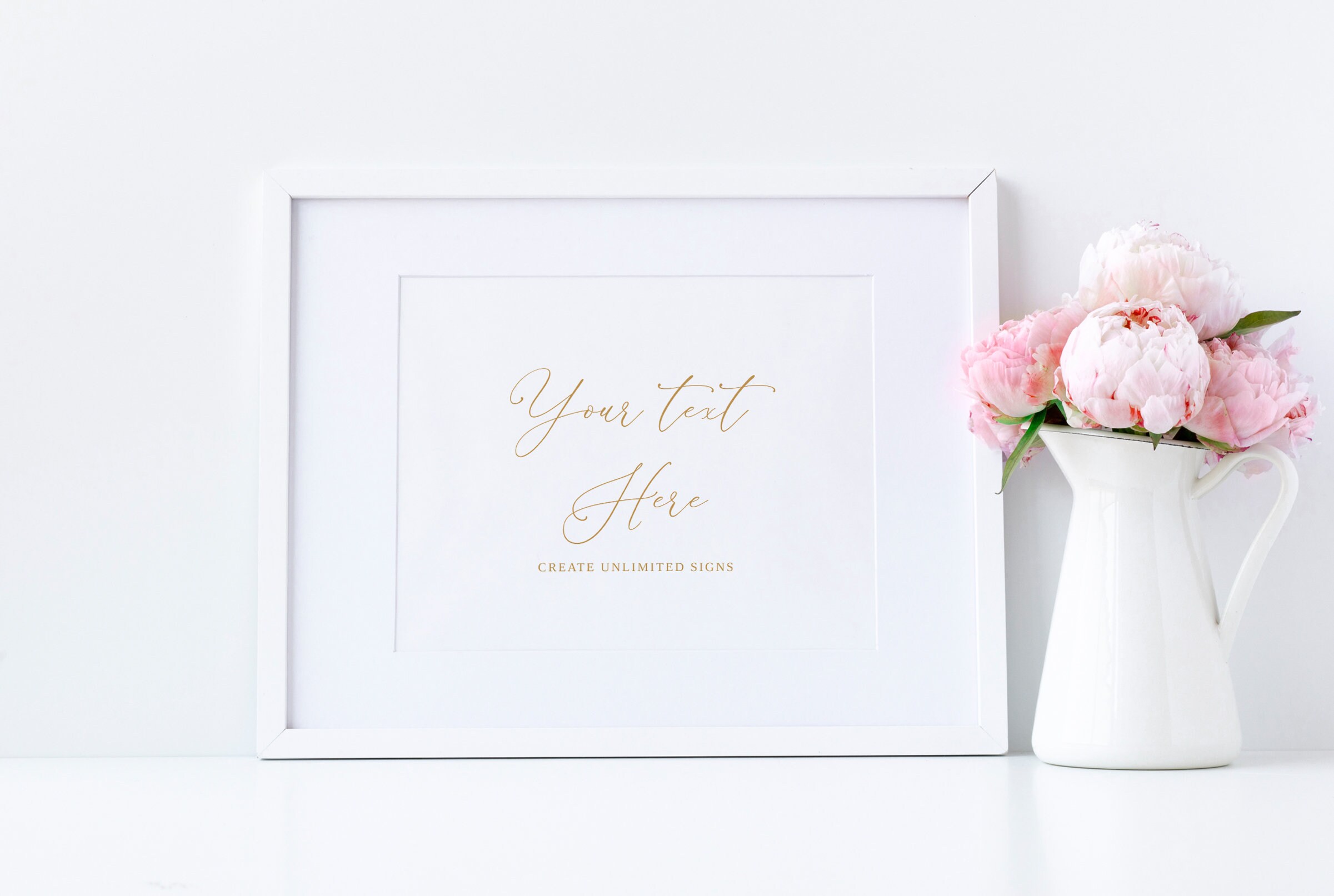 Editable Wedding Sign Edit Yourself Custom Wedding Sign | Etsy