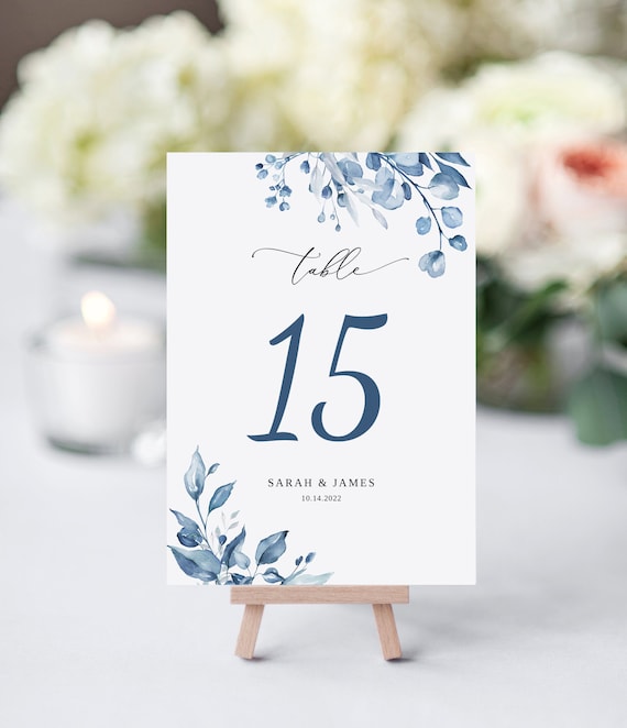 Fancy Table Numbers