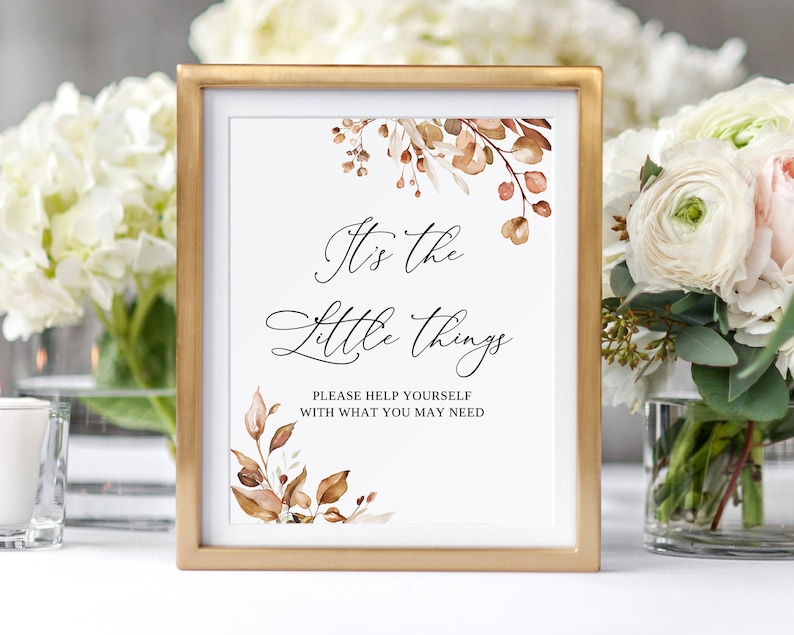Fall Wedding Bathroom Sign Wedding Bathroom Basket Sign - Etsy