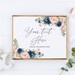 Navy and Blush Wedding Editable Sign, Edit Yourself, Custom Wedding ...