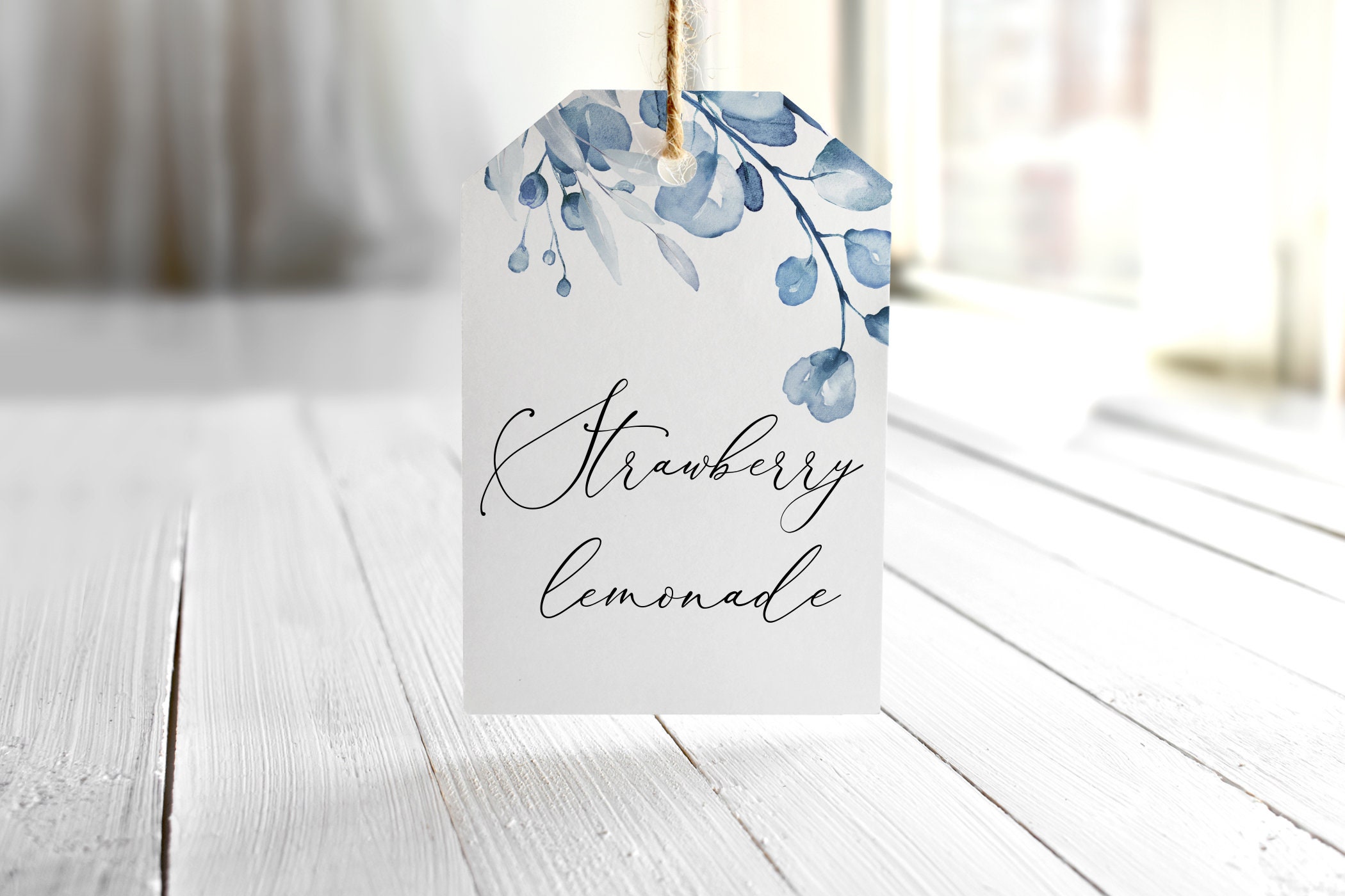 Dusty Blue Juice Tag Template Mimosa Bar Juice Tags Juice - Etsy