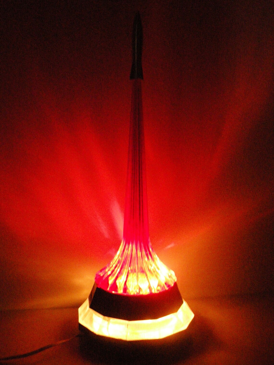 Vintage Night Light Lamp Epoch Rocket Launch | Etsy