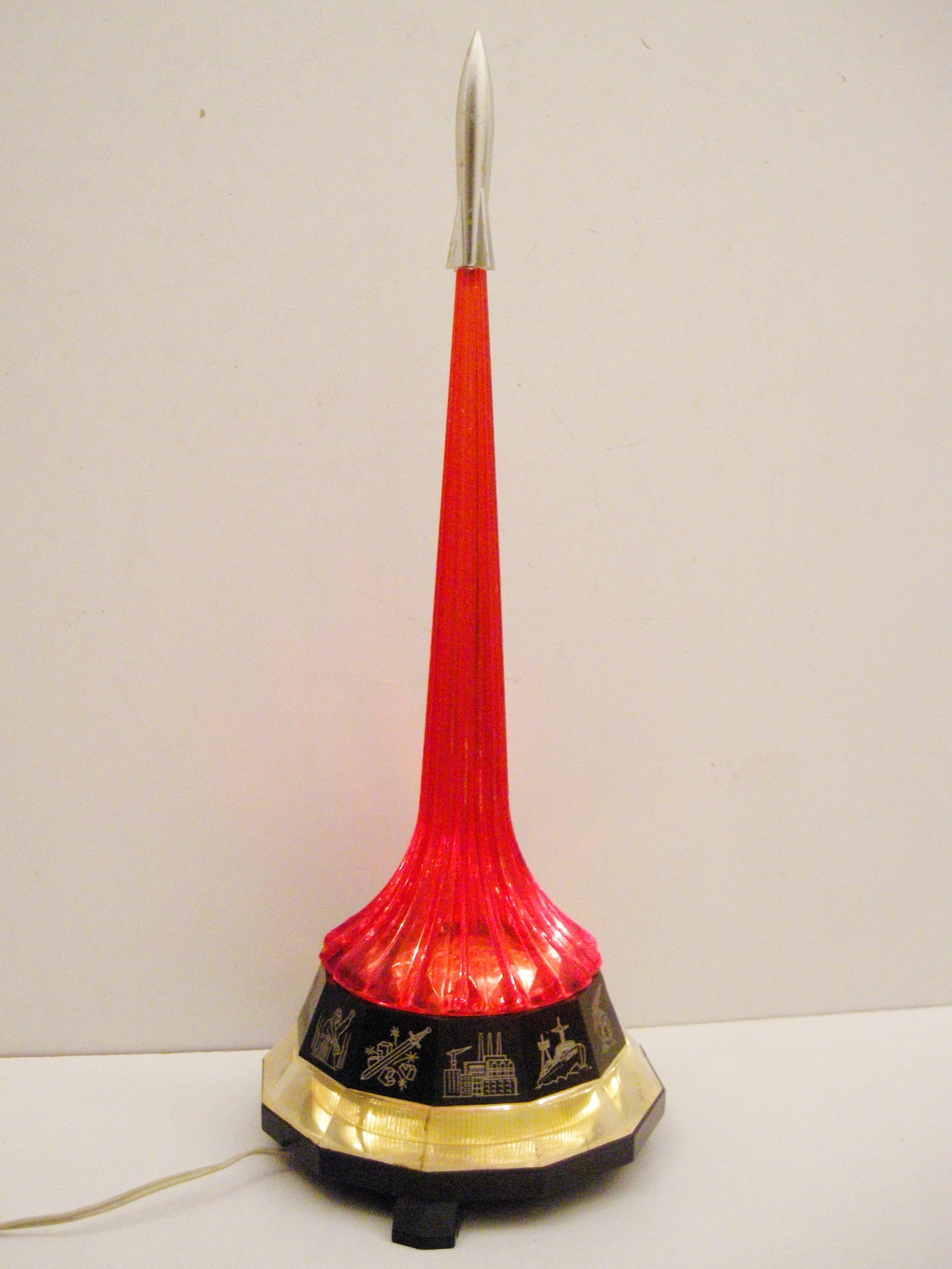 Vintage Night Light Lamp Epoch Rocket Launch | Etsy