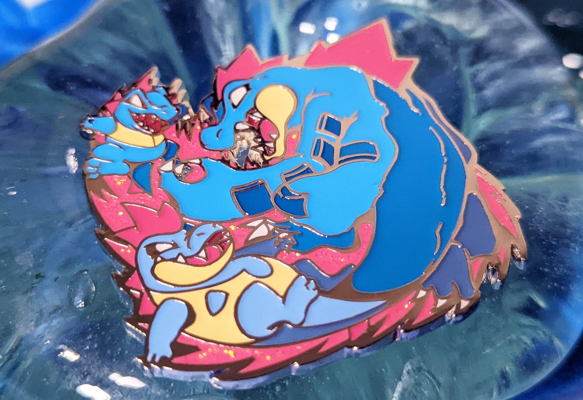 Feraligatr Totodile & Croconaw Family Water Pokémon Enamel - Etsy