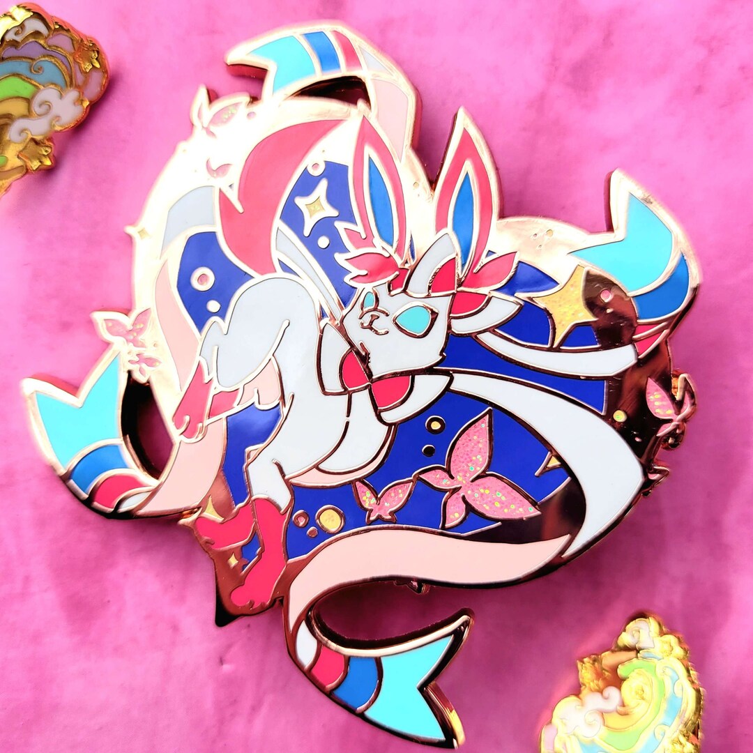 Buy Sylveon Eeveelutions Pokémon Enamel Pin Online in India - Etsy
