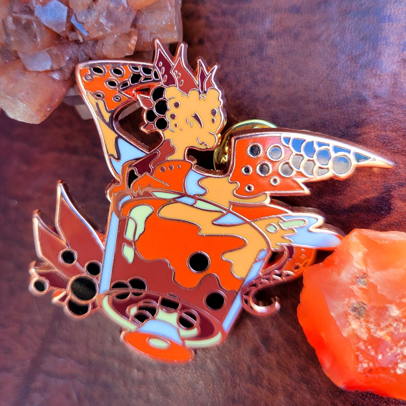 Thai Tea With Boba Dragon Enamel Pin Bubble Tea Dragon - Etsy
