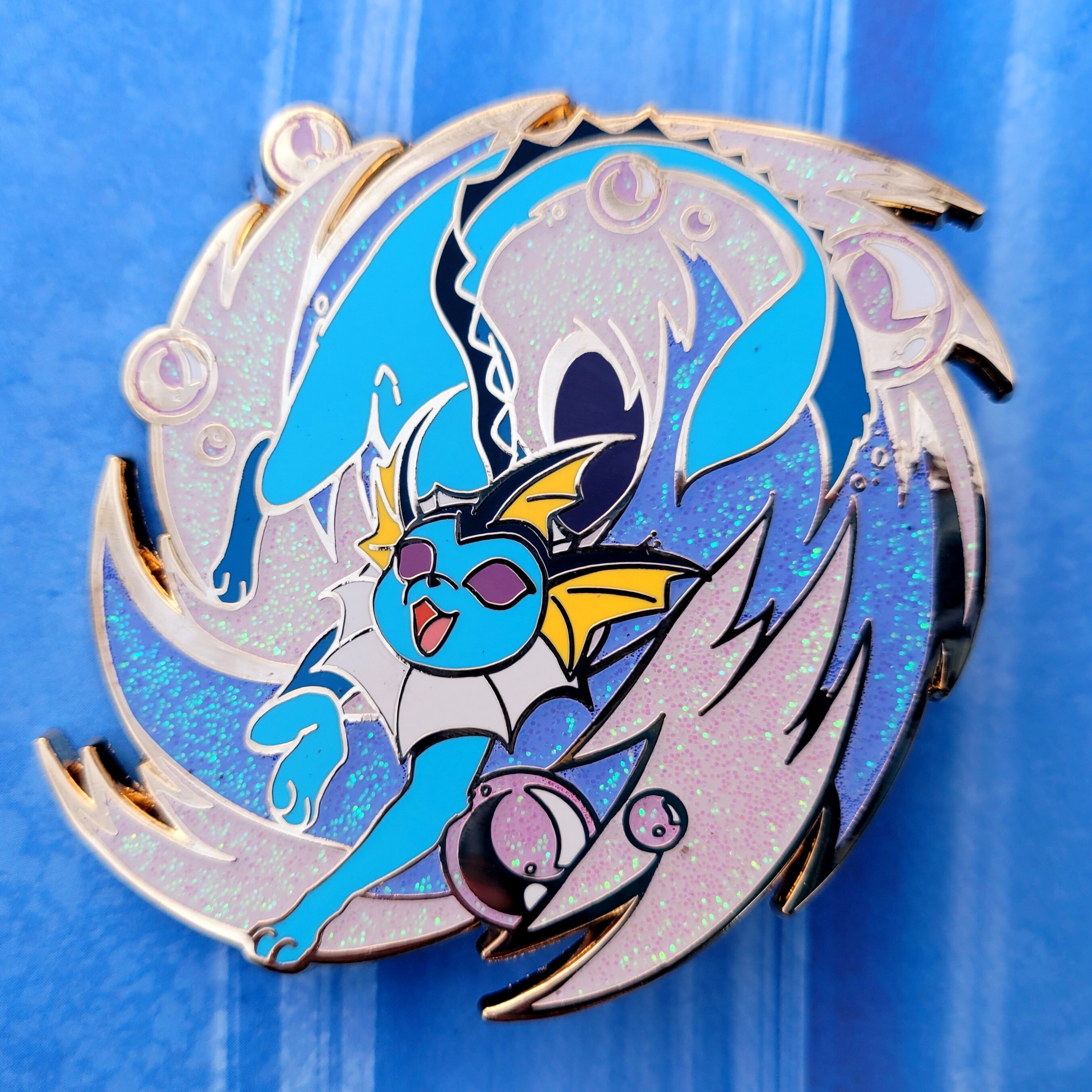 Vaporeon Eeveelutions Pokémon Enamel Pin - Etsy UK