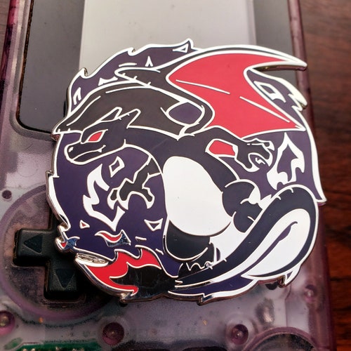 Flying Dragon Hard Enamel Pin Wyvern Pin Fantasy Pin Dragon | Etsy