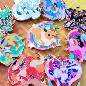 Vaporeon Eeveelutions Pokémon Enamel Pin - Etsy