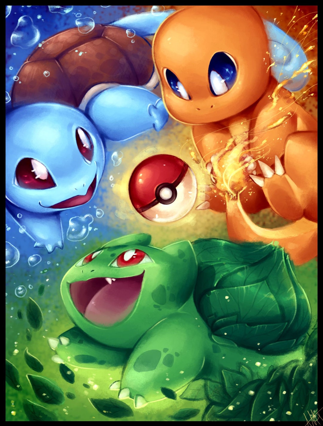 Pokemon Classic Starters - Etsy