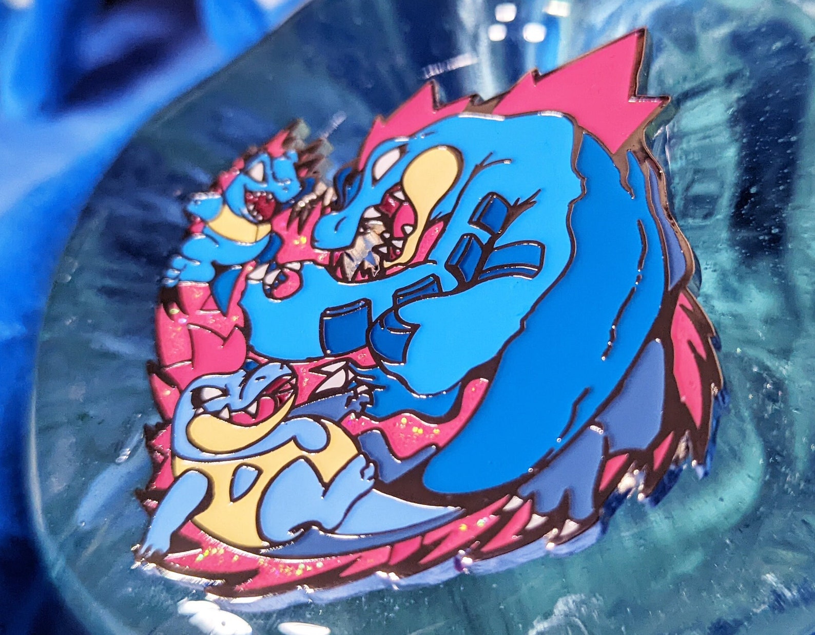 Feraligatr Totodile & Croconaw Family Water Pokémon Enamel - Etsy