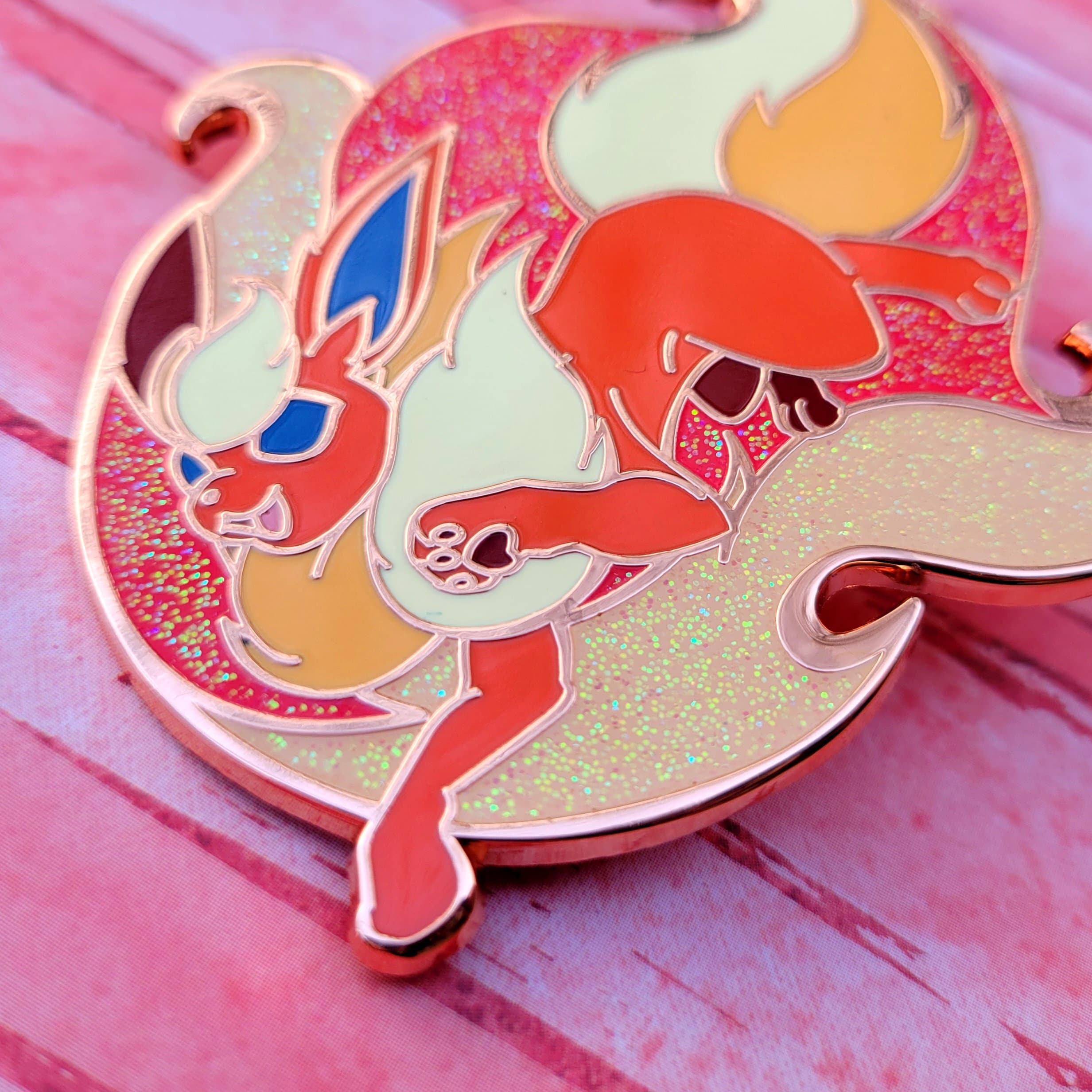 Flareon Eeveelutions Pokémon Enamel Pin - Etsy