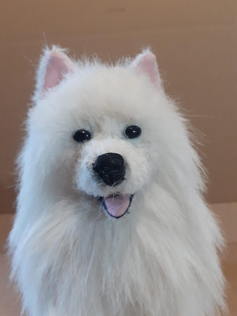 Plush Dog Samoyed - Etsy