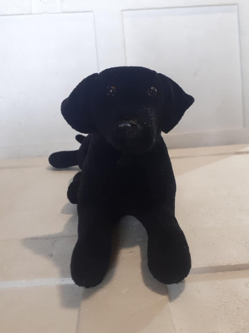 Black Labrador Plush, Realistic Dog Stuffed Animal, Labrador Gift ...