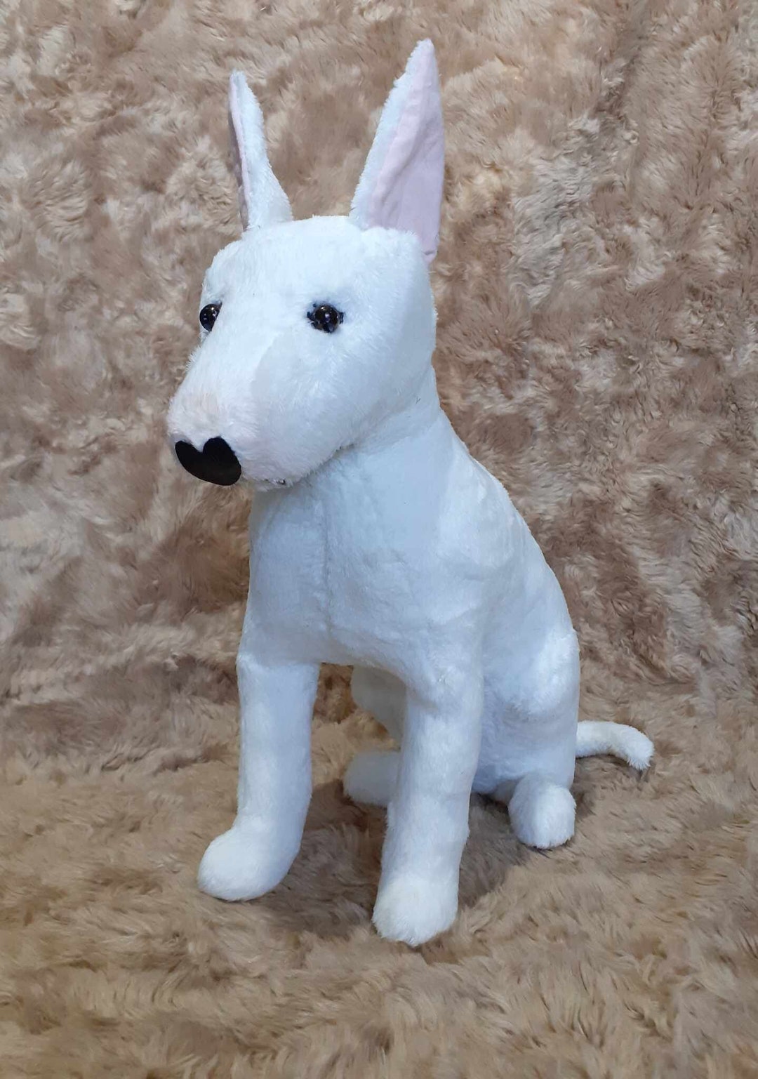 Plush Stuffed Bull Terrier Dog - Etsy