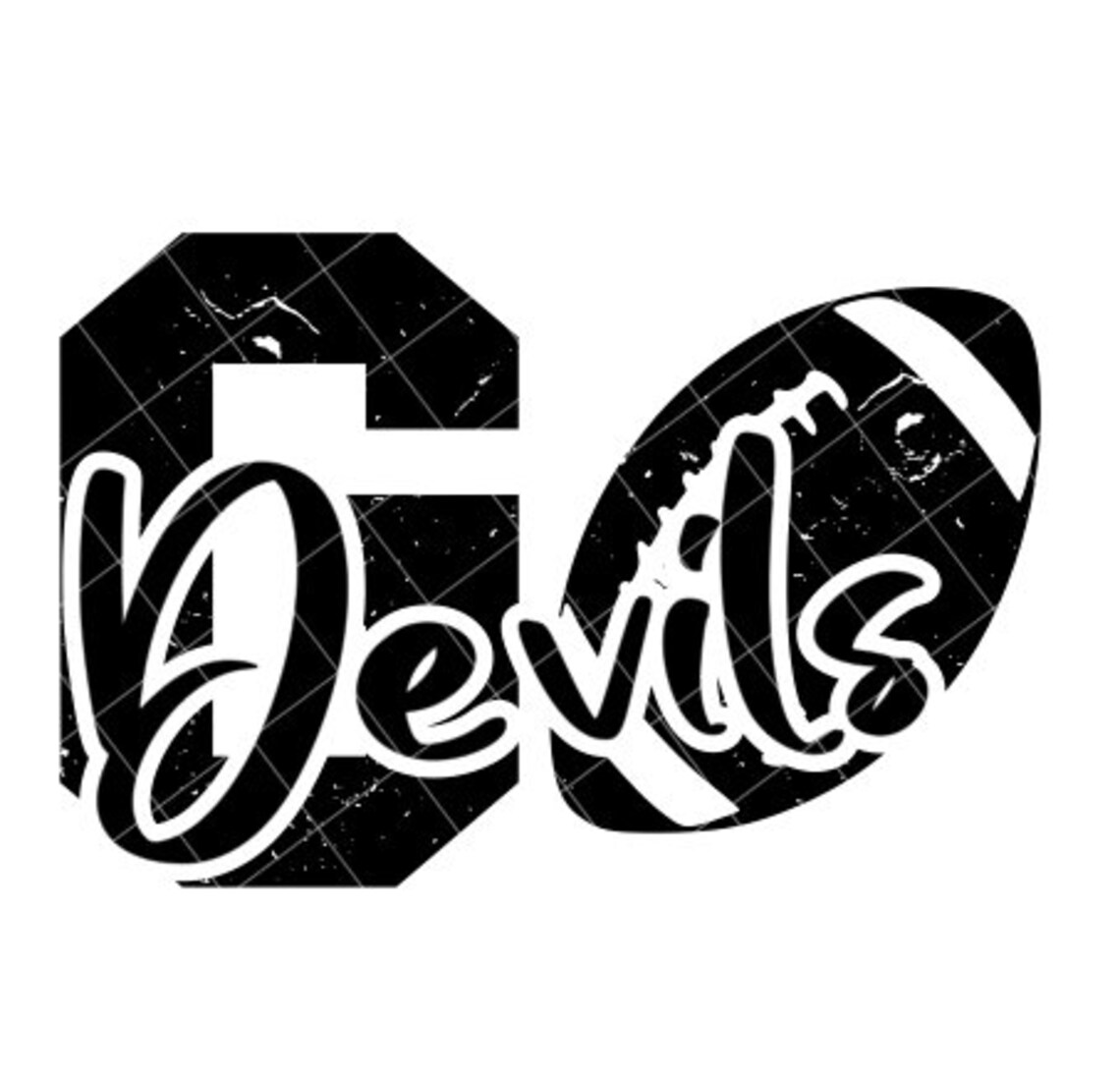 Go Devils Football SVG/DXF/PNG File for Cutting Machines and - Etsy