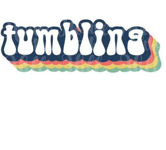 Retro Tumbling SVG/DXF/PNG files for cutting machines | Etsy