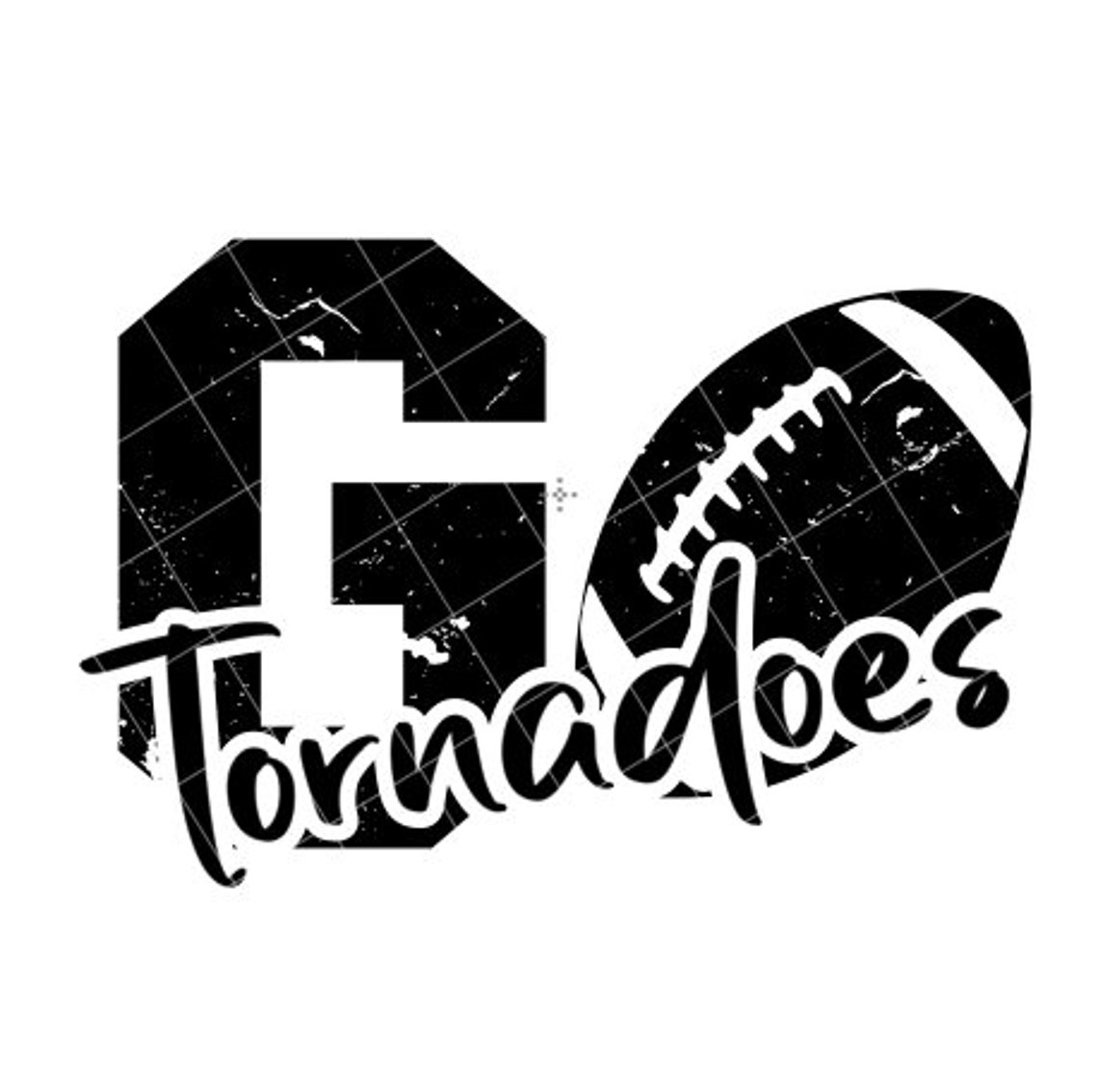 Go Tornadoes Football SVG/DXF/PNG File for Cutting Machines - Etsy