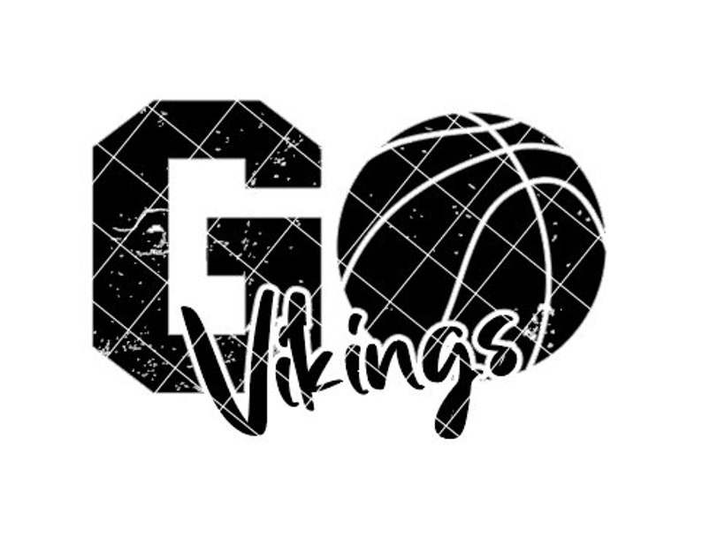 Go Vikings Basketball SVG/DXF/PNG File for Cutting Machines and ...