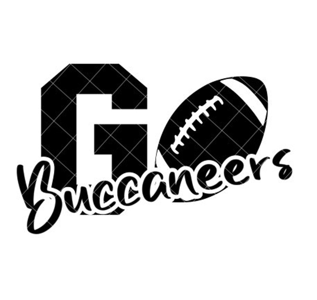 Go Buccaneers Football - SVG/DXF/PNG File for Cutting Machines and ...