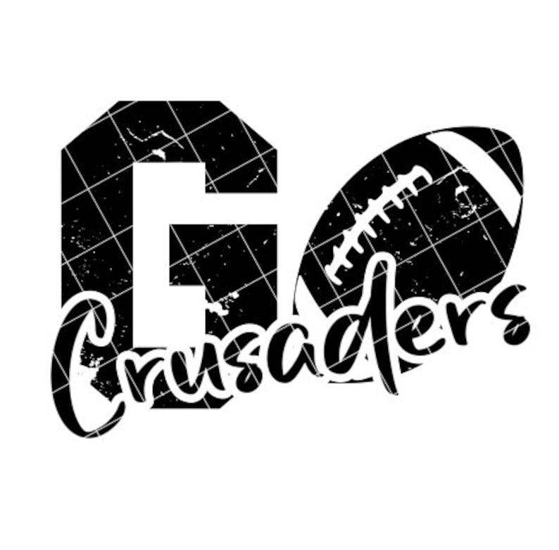 Go Crusaders Football SVG/DXF/PNG File for Cutting Machines - Etsy