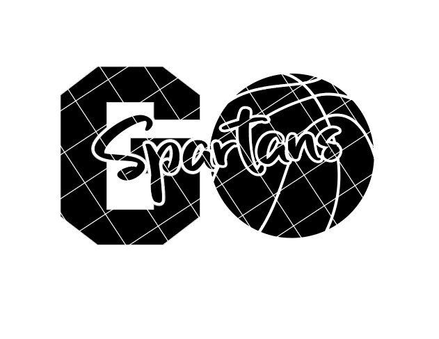 Go Spartans Basketball SVG/DXF/PNG File for Cutting Machines and ...