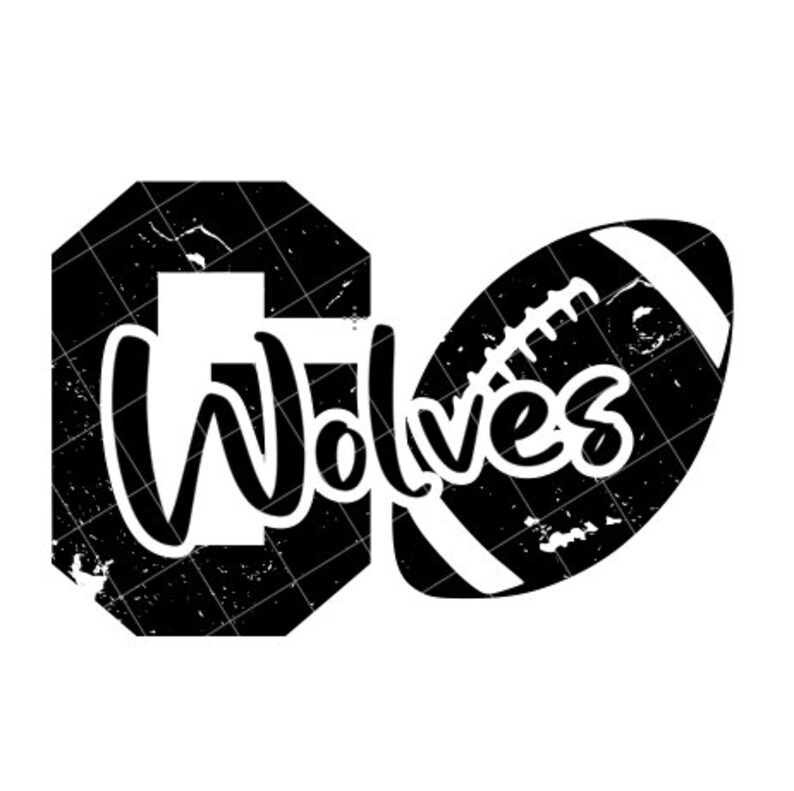 Go Wolves Football SVG/DXF/PNG File for Cutting Machines and ...