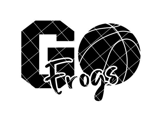 Go Frogs Basketball SVG/DXF/PNG File for Cutting Machines - Etsy