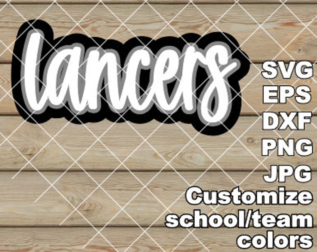 Lancers With Outline - SVG/DXF/PNG File for Cutting Machines and ...