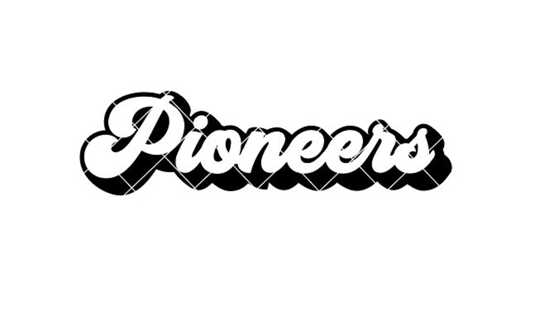 Pioneers Retro Script Regular and Distressed - SVG/DXF/PNG File for ...