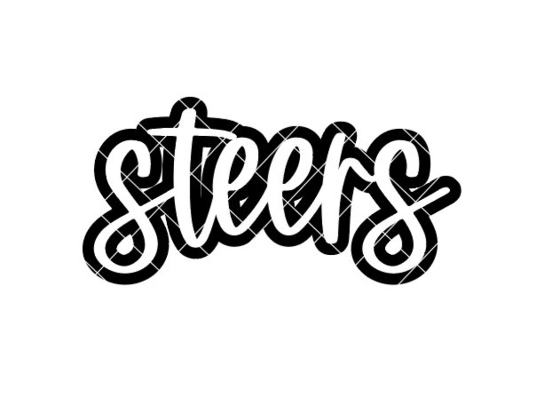 Steers - SVG/DXF/PNG File for Cutting Machines and Sublimation - Etsy