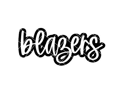 Blazers SVG/DXF/PNG File for Cutting Machines and - Etsy Canada