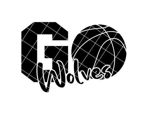 Go Wolves Basketball SVG/DXF/PNG File for Cutting Machines - Etsy Australia