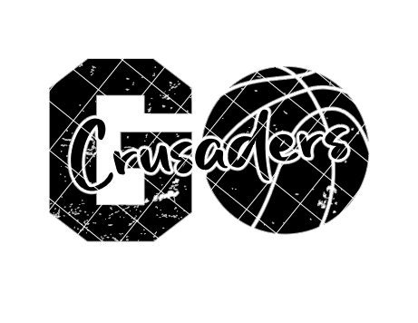 Go Crusaders Basketball SVG/DXF/PNG File for Cutting - Etsy