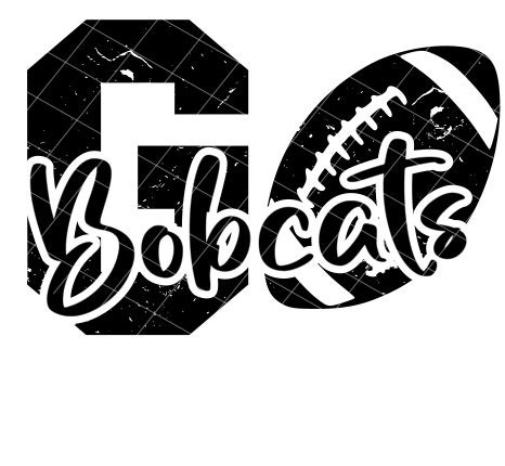 Go Bobcats Football - SVG/DXF/PNG File for Cutting Machines and ...