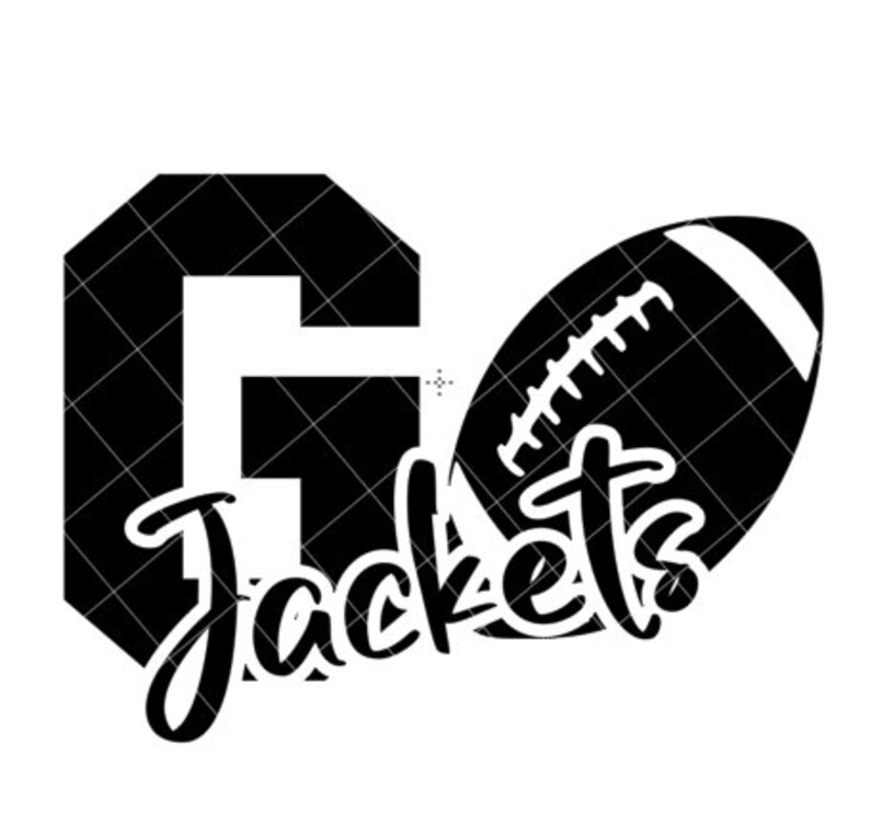 Go Jackets Football SVG/DXF/PNG File for Cutting Machines - Etsy