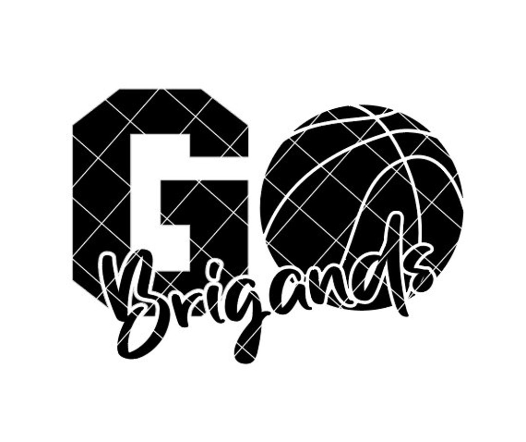 Go Brigands Basketball - SVG/DXF/PNG File for Cutting Machines and ...