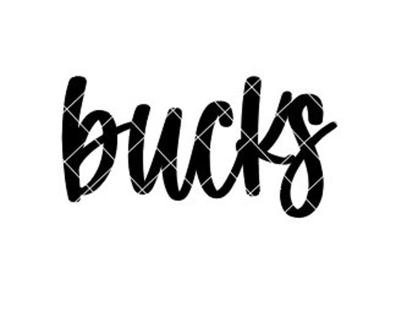 Bucks With Outline - SVG/DXF/PNG File for Cutting Machines and ...