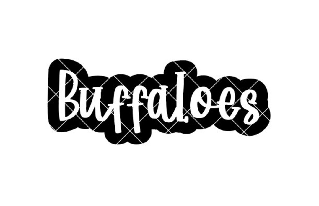 Buffaloes With Outline - SVG/DXF/PNG File for Cutting Machines and ...