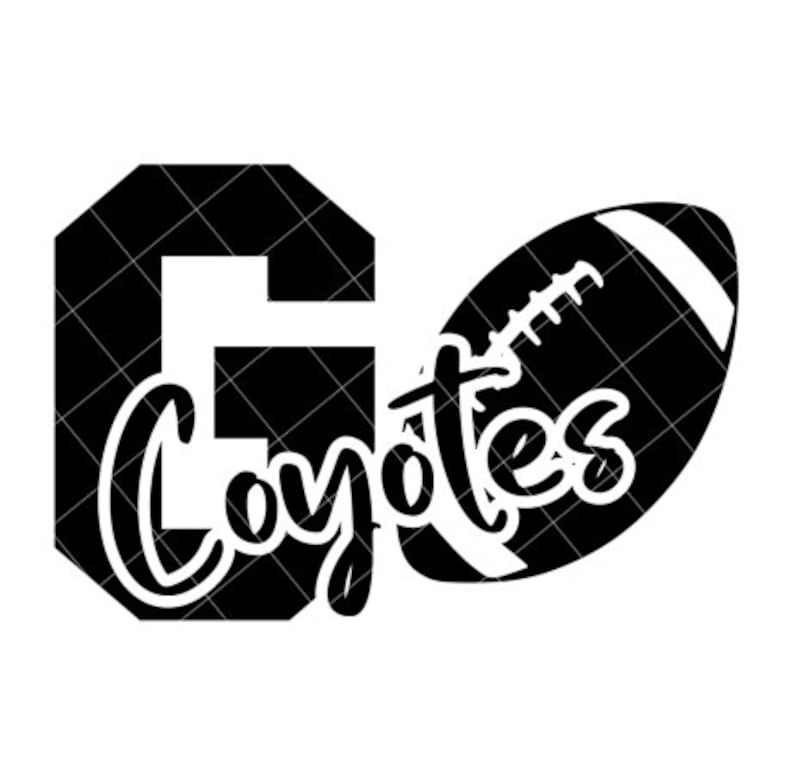 Go Coyotes Football SVG/DXF/PNG File for Cutting Machines and ...