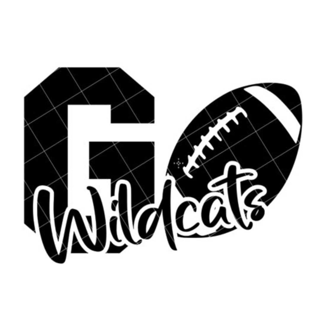 Go Wildcats Football - SVG/DXF/PNG File for Cutting Machines and ...