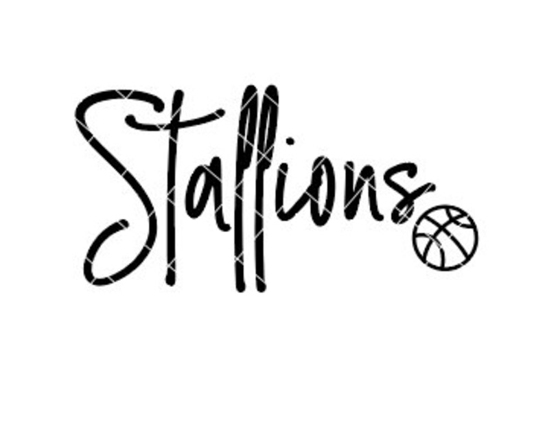 Stallions Sports - SVG/DXF/PNG File for Cutting Machines and ...