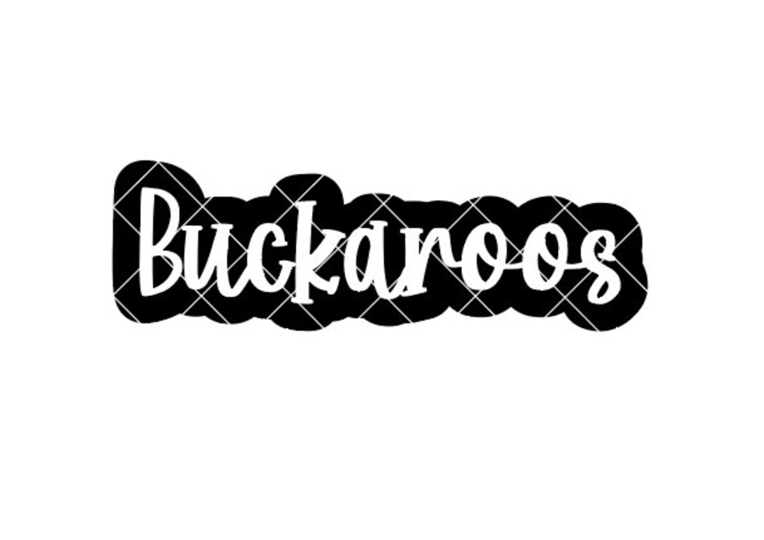 Buckaroos With Outline - SVG/DXF/PNG File for Cutting Machines and ...