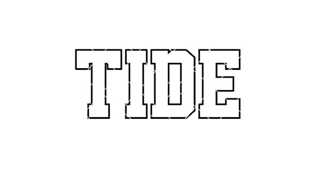 Tide - SVG/DXF/PNG File for Cutting Machines and Sublimation - Etsy