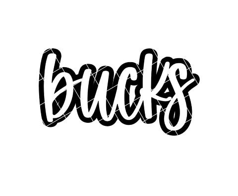 Bucks With Outline SVG/DXF/PNG File for Cutting Machines and - Etsy